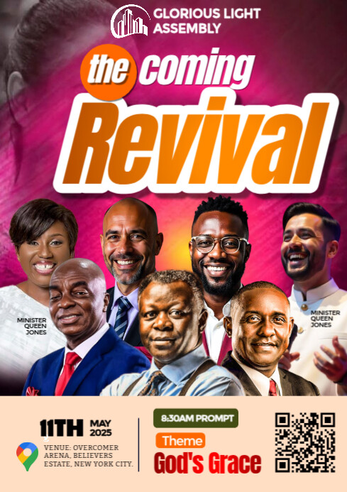 Pink Professional Church Flyers A4 Template | PosterMyWall