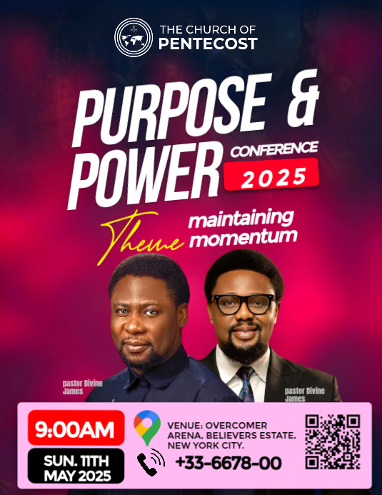 Plantilla de Pink Professional Church Flyers Flyer (us Letter ...