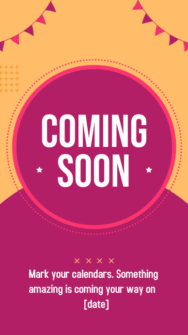 Pink Professional Coming Soon Announcement I Template | PosterMyWall