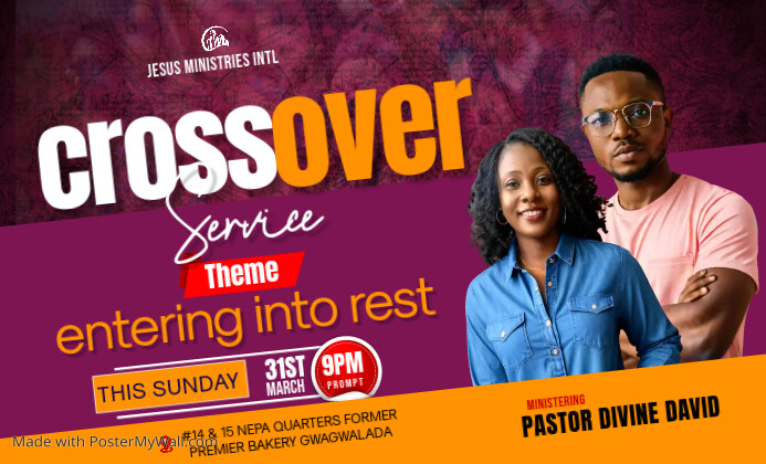 Copy of Pink Professional Crossover Us Legal | PosterMyWall