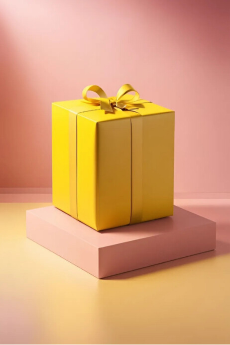 Copy of Pink Professional Gift Box Mockup Poster | PosterMyWall
