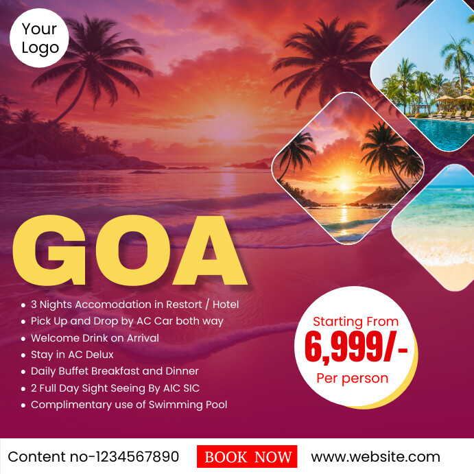 Copy of Pink Professional Goa Instagram Post | PosterMyWall