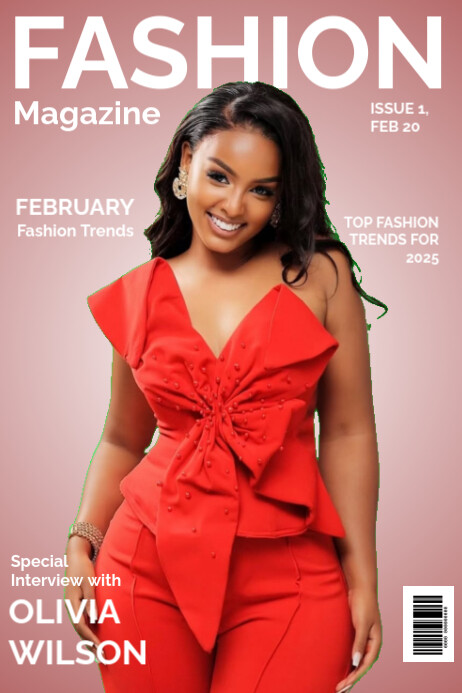 Pink Professional Magazine Cover Design Poster Template | PosterMyWall