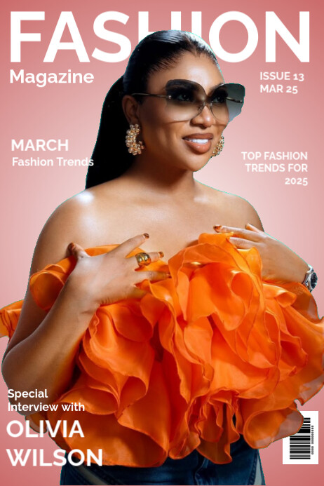 Pink Professional Magazine Cover Model Poster Template | PosterMyWall