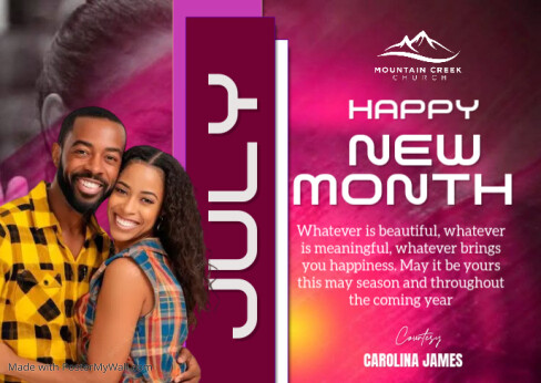 Pink Professional New Month Flyers A6 Template | PosterMyWall