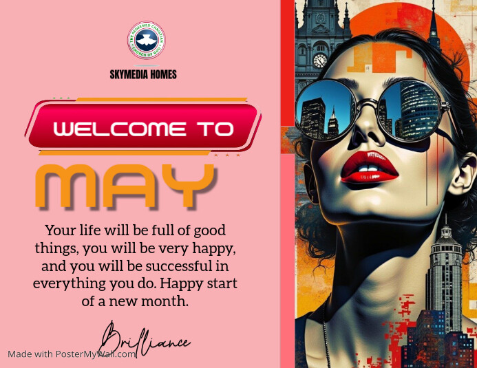 Copy of Pink Professional New Month May Flyer (us Letter) | PosterMyWall