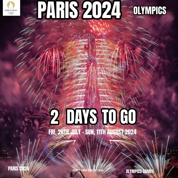 Pink Professional Paris Olympics Instagram Po Template | PosterMyWall