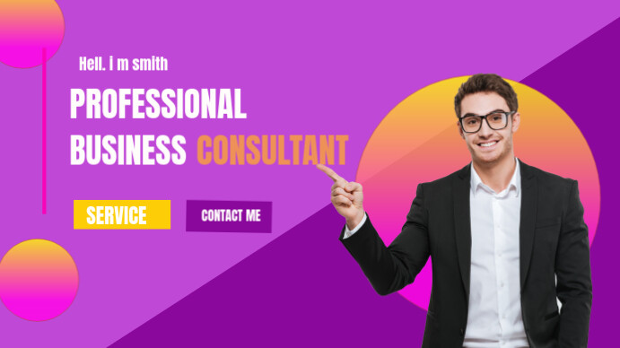 Pink Professional Purple Youtube Thumbnail Template | PosterMyWall