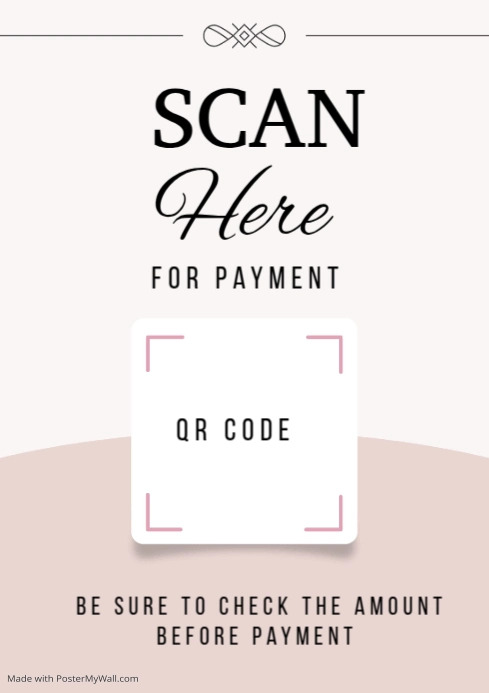 Pink Professional Qr Code Scanner Design Template A4 | PosterMyWall