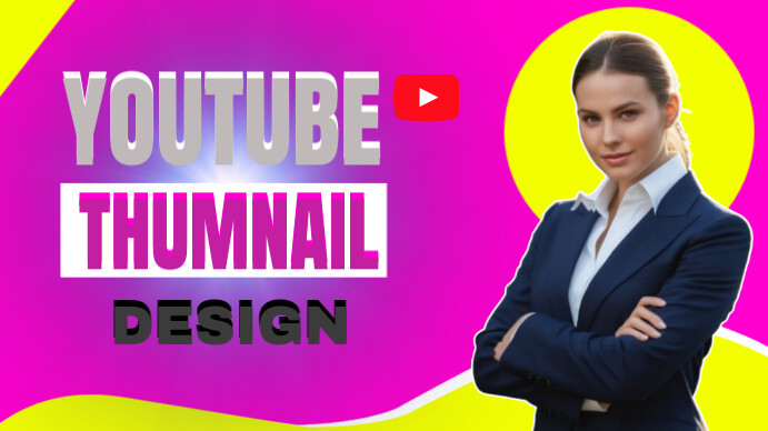 Pink Professional Youtube Thumbnail Template | PosterMyWall
