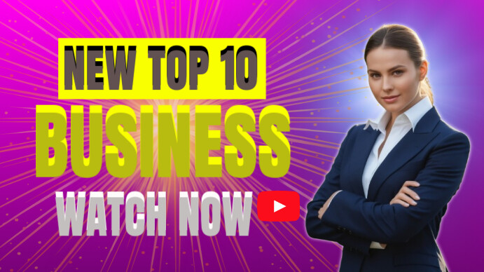 Pink Professional Youtube Thumbnail Template | PosterMyWall