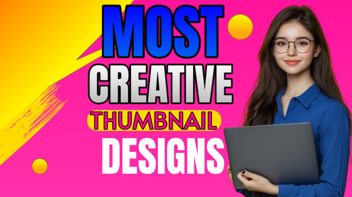 Pink Professional Youtube Thumbnail Template | PosterMyWall