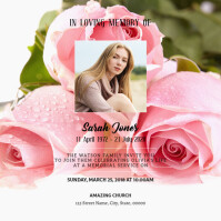 Funeral Post Template | PosterMyWall