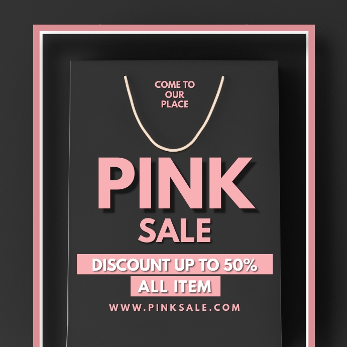 PINK SALE Template | PosterMyWall