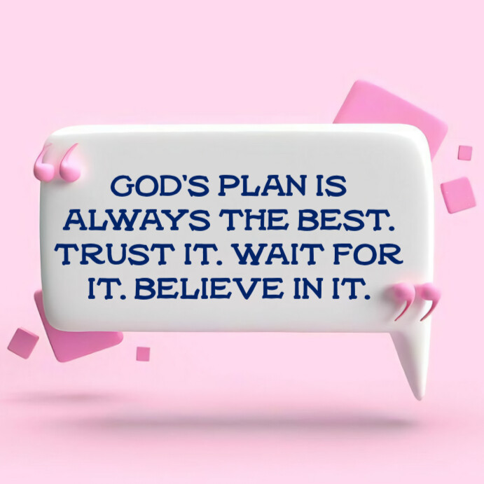 Pink Typographic Quote Design Instagram Post Template | PosterMyWall