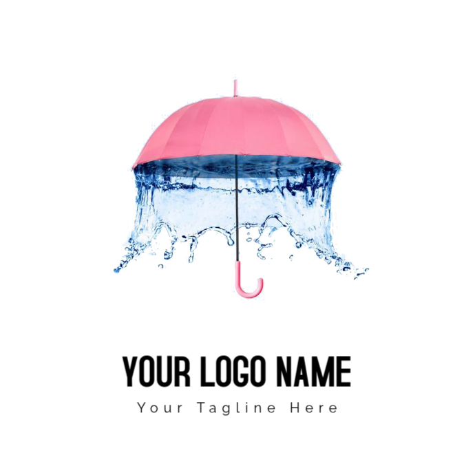 Plantilla de Pink Umbrella Logo | PosterMyWall