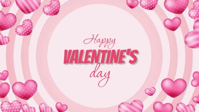 Pink Valentine's day Greeting Template | PosterMyWall