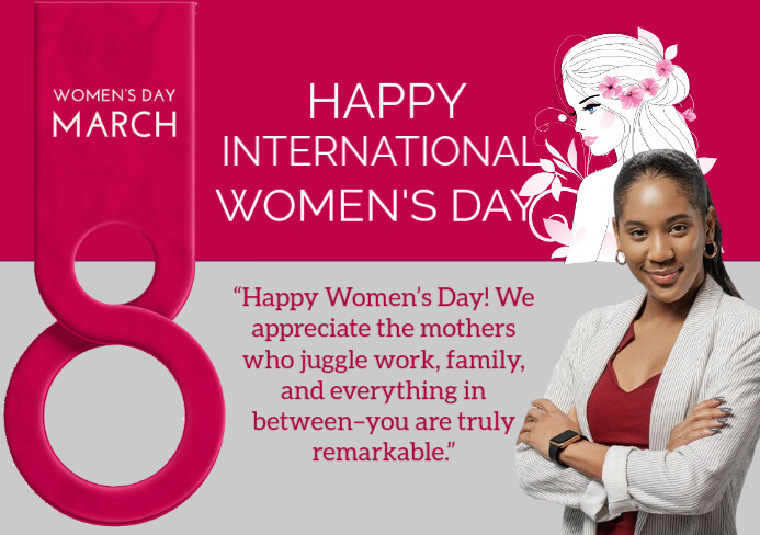 Copy of Pink Women Day A5 | PosterMyWall