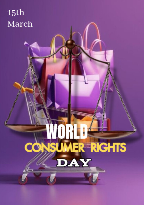 Copy of Pink World Consumer Rights Day A4 | PosterMyWall