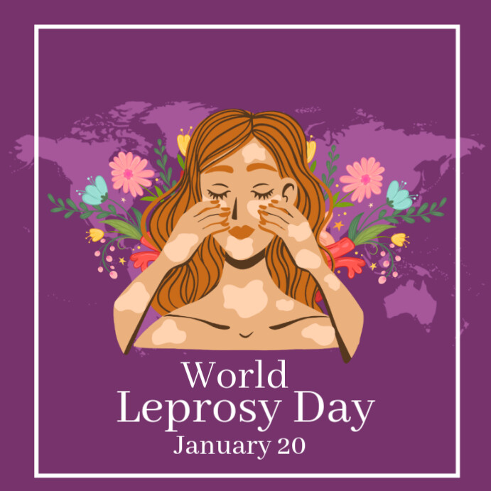 Copy of Pink World Leprosy Day Instagram Post | PosterMyWall