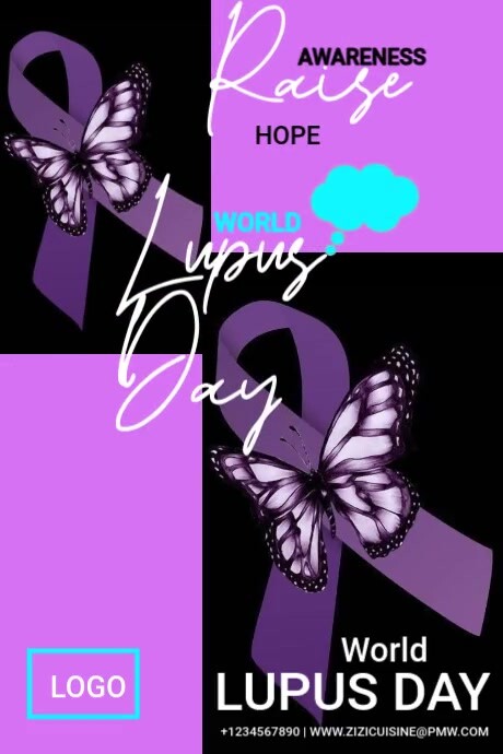 Pink World Lupus Day Poster Template | PosterMyWall