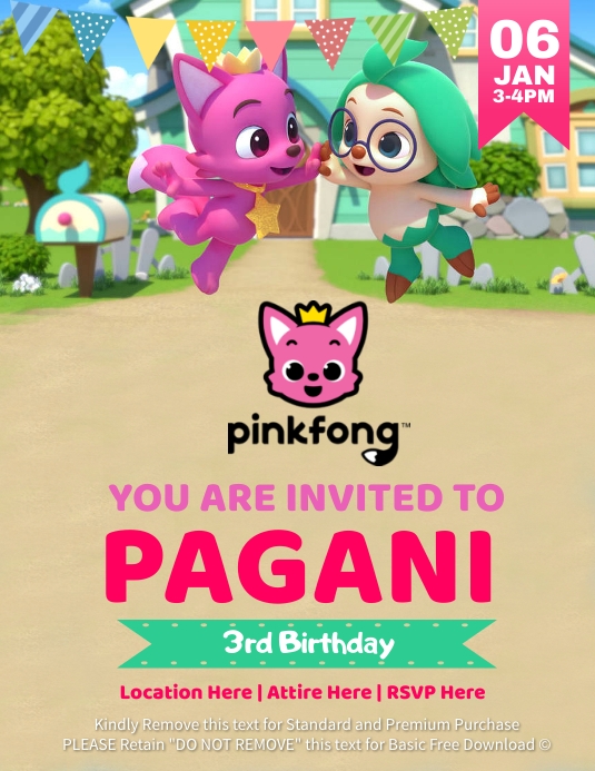Copy of Pinkfong | PosterMyWall