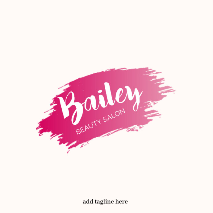 Pinky Bailey salon logo Template | PosterMyWall