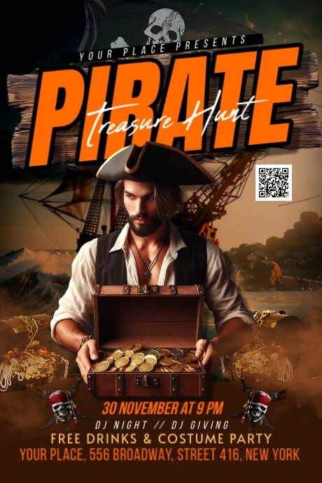 Copy of Pirate Party Poster | PosterMyWall