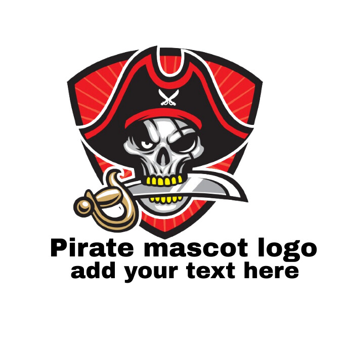 Pirate Mascot Logo Pirate Mascot Vector Logo Stock Vector.