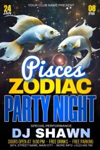 Pisces Zodiac Sign Ads Template | PosterMyWall