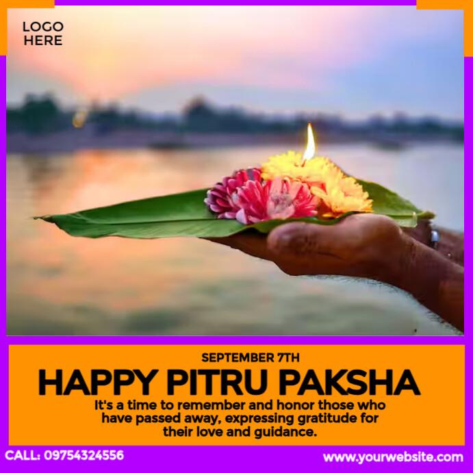 Copy of Pitru Paksha | PosterMyWall