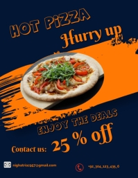 Pizza ad flyer design Template | PosterMyWall