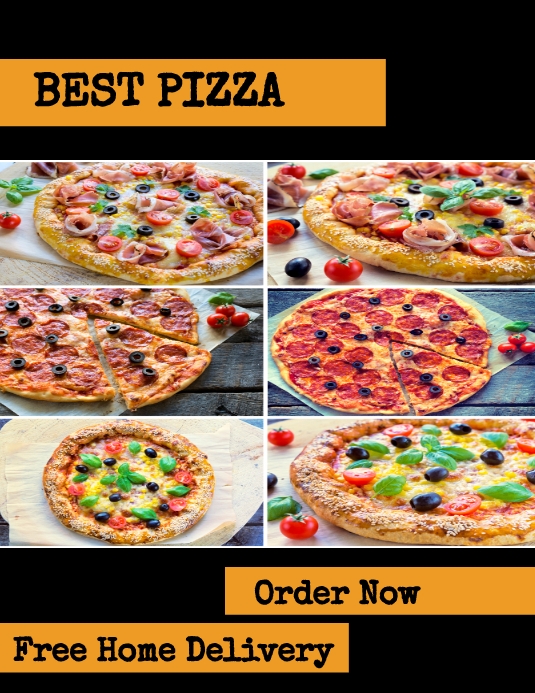 Pizza ad flyer design Template | PosterMyWall