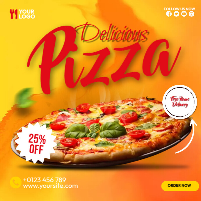 Pizza Ads Templat | PosterMyWall