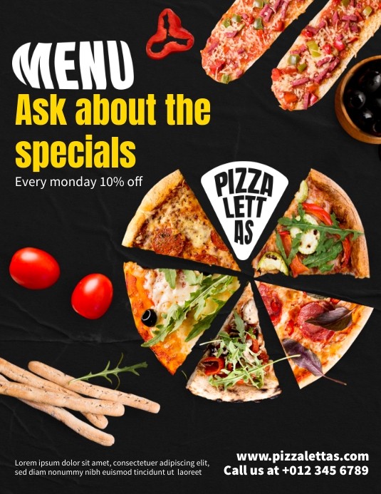 Copy of Pizza Ads | PosterMyWall