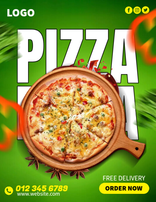 Pizza Ads Template | PosterMyWall