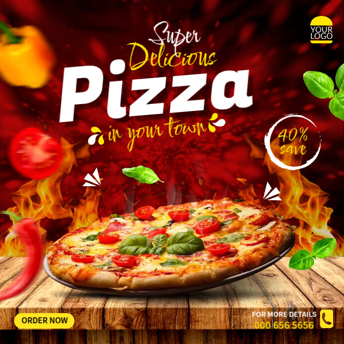 Pizza Ads Template | PosterMyWall