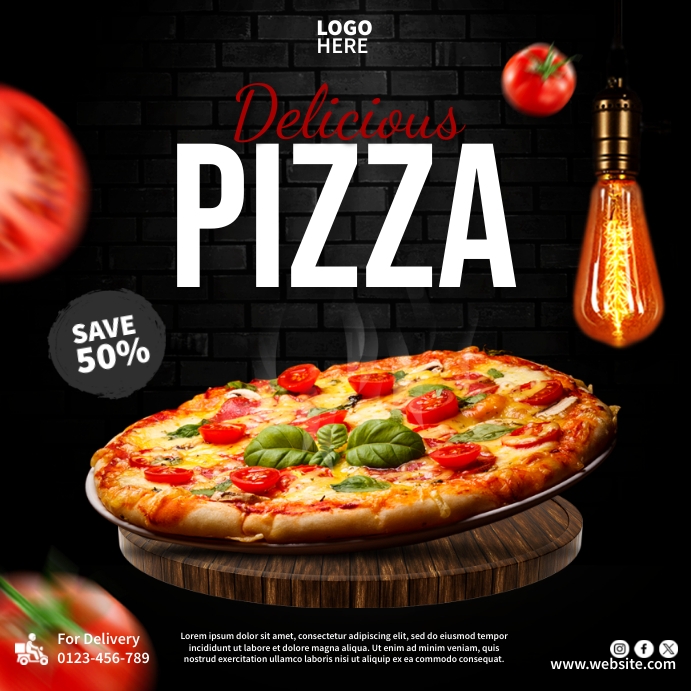 Pizza Ads Template | PosterMyWall