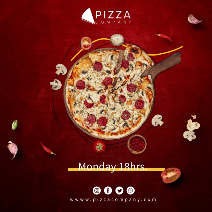 Pizza Ads Template | PosterMyWall