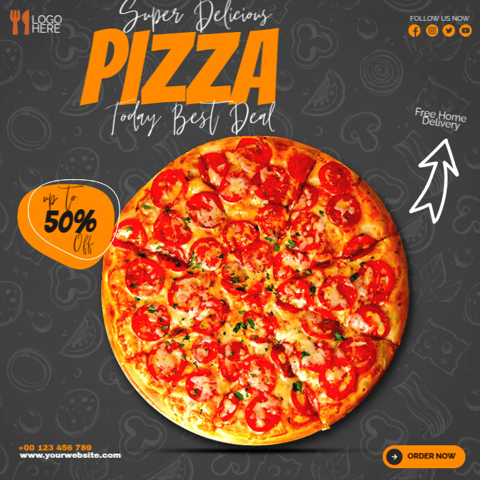 Pizza Ads Template | PosterMyWall
