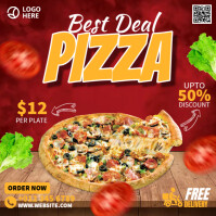 Pizza Food Menu Ads Template | PosterMyWall