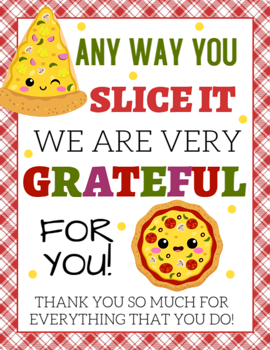 Copy of Pizza Appreciation Sign | PosterMyWall