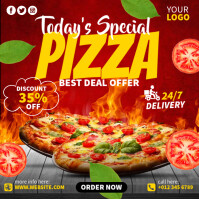 Pizza Ad Template | PosterMyWall