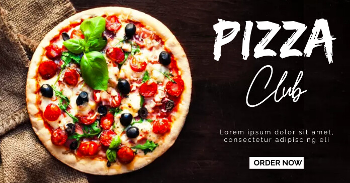 Copy of PIZZA CLUB.A | PosterMyWall
