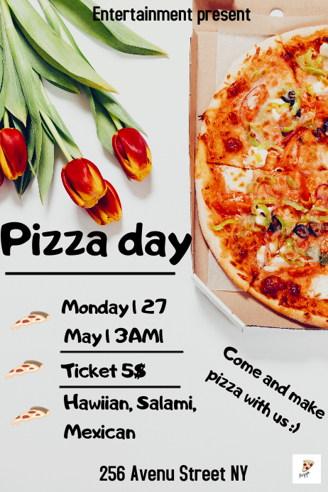 Copy of Pizza Day | PosterMyWall