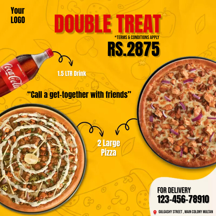 Pizza deal template | PosterMyWall