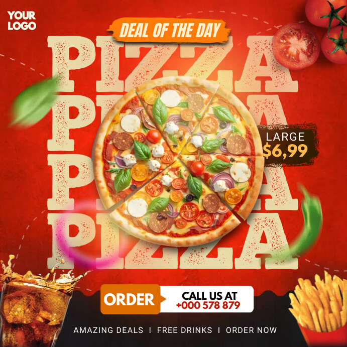 pizza deals Template | PosterMyWall