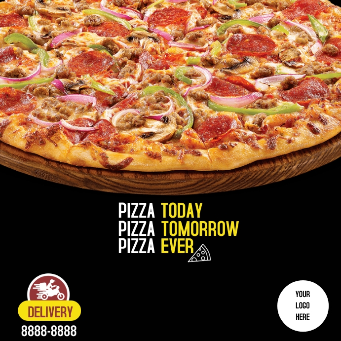 Pizza Delivery Template | PosterMyWall