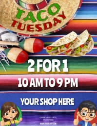 TACO TUESDAY Template | PosterMyWall