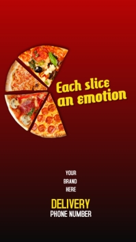 Italian Pizza Delivery Story Template | PosterMyWall